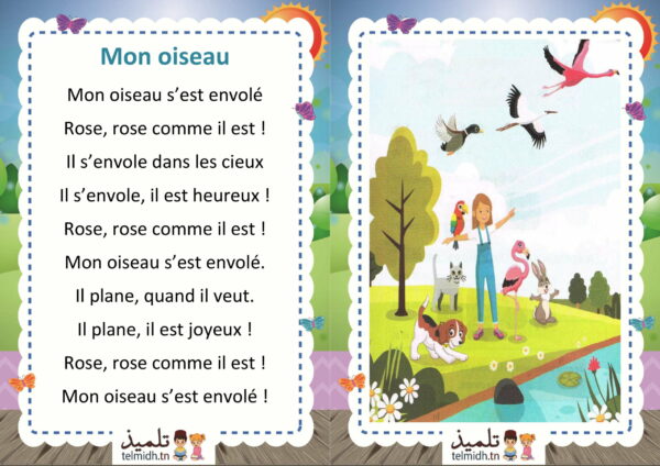 mon oiseau - تلميذ