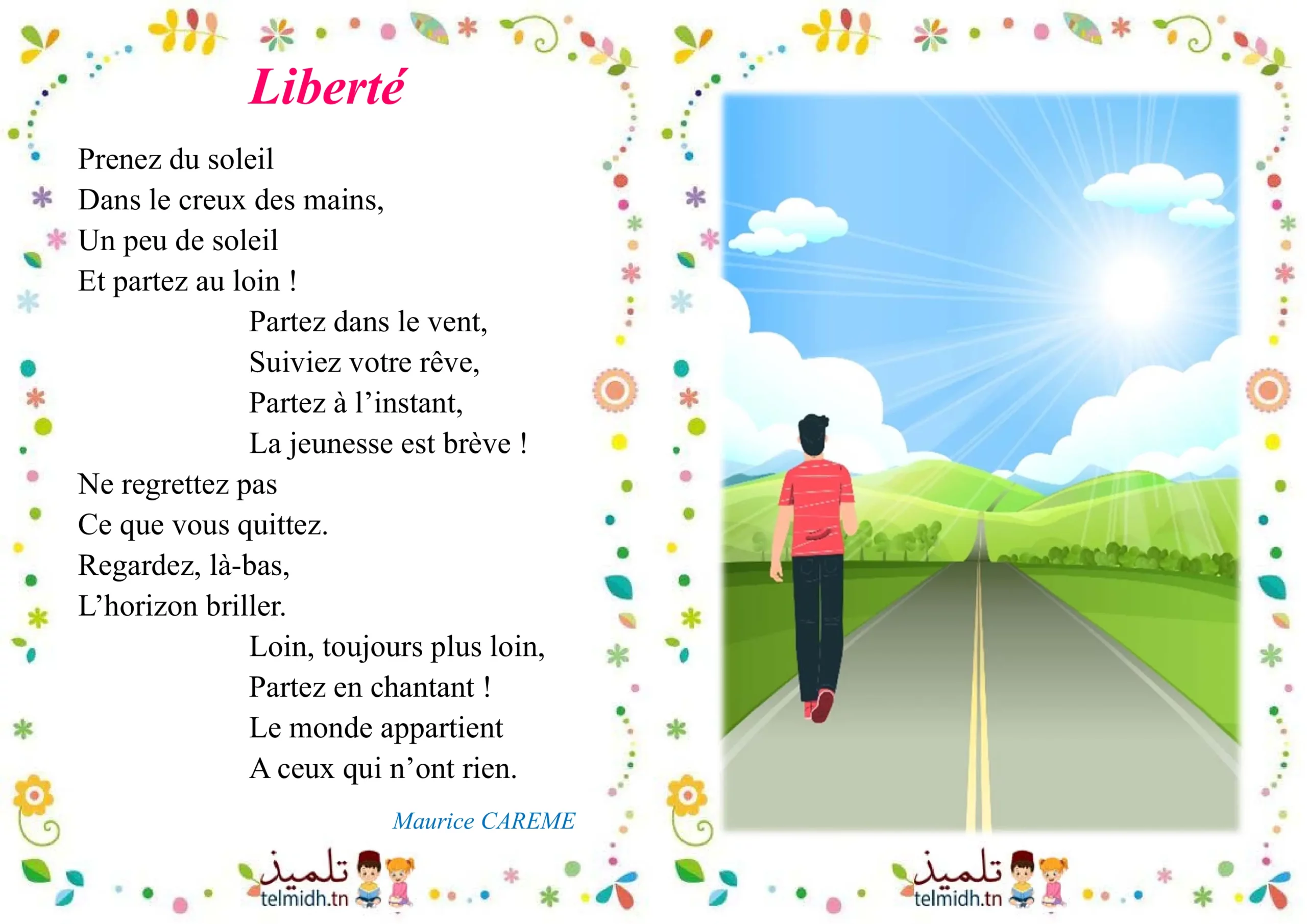 Poème Liberté - Telmidh
