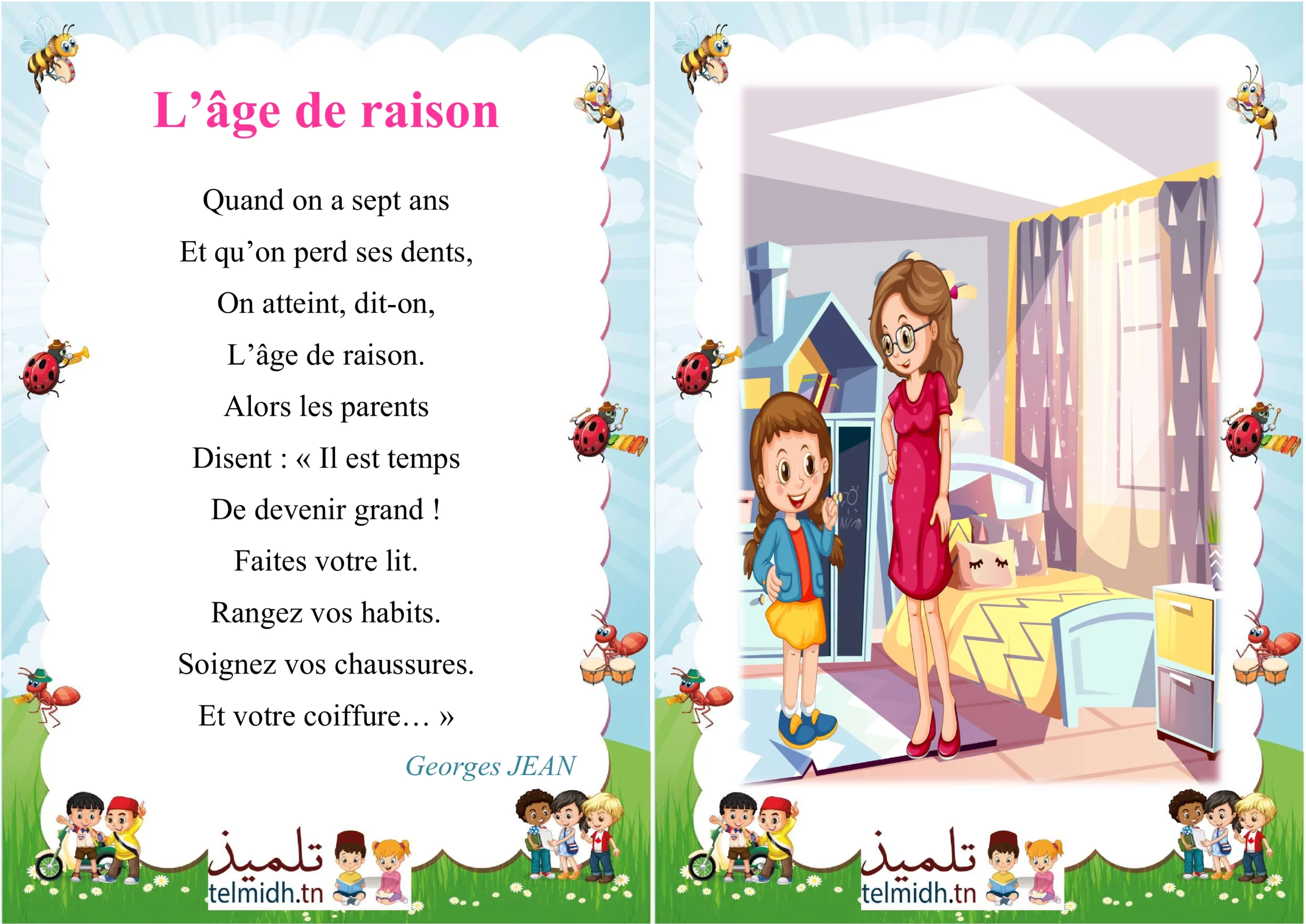 poème l'âge de raison - Telmidh